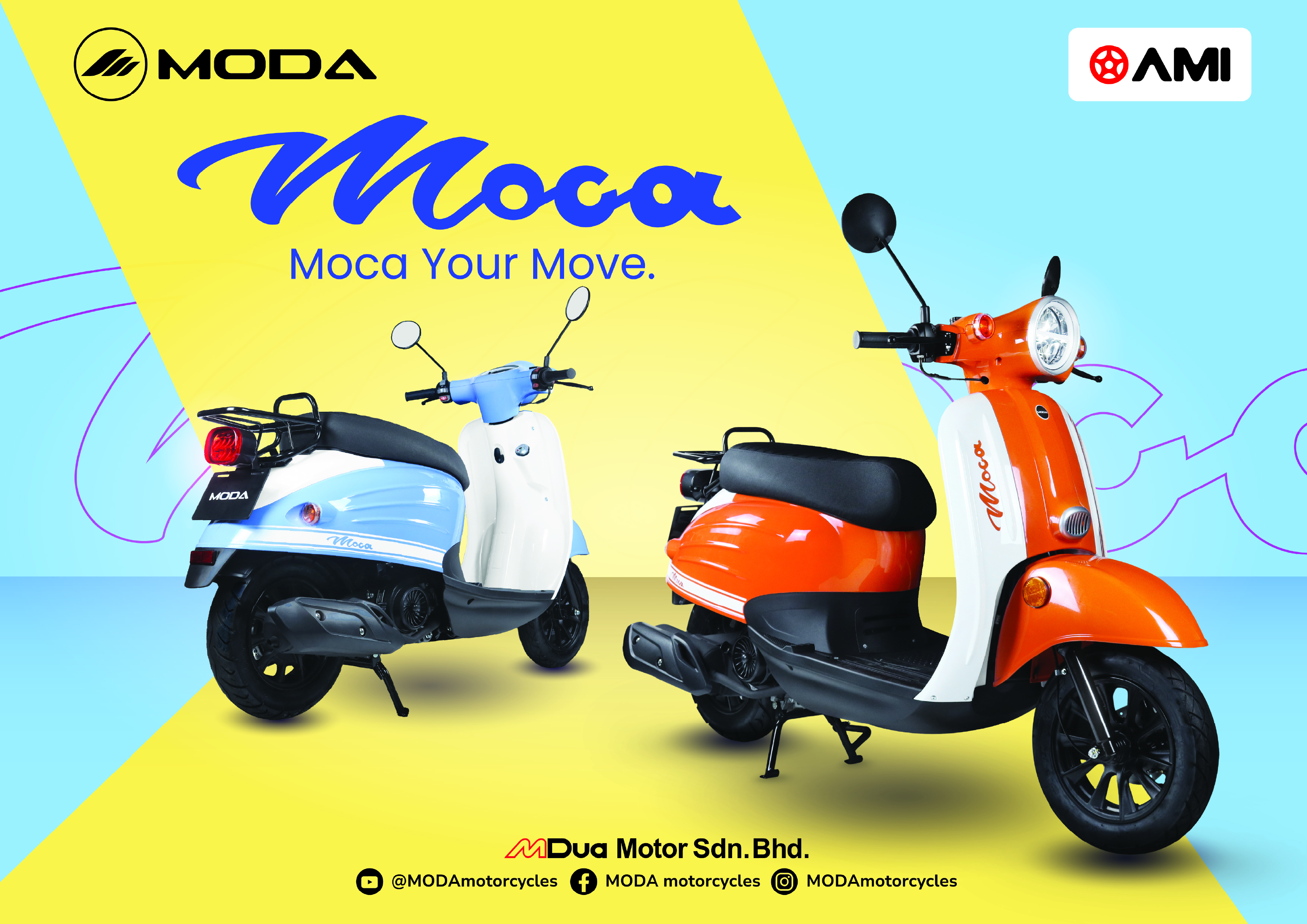 MODA lancar Skuter gaya retro moden, Moca - dari RM3,988 | Careta