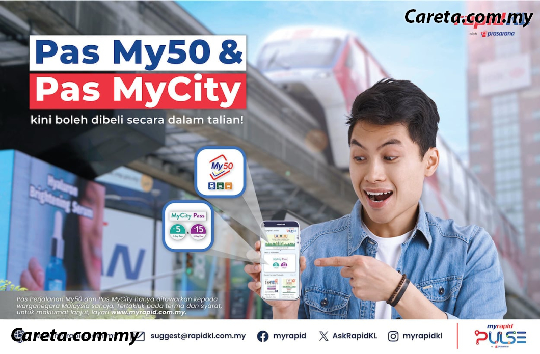Mulai 1 Julai, Pembaharuan Pas My50 Kini Boleh Dibuat Terus Dalam Aplikasi TNG | Careta